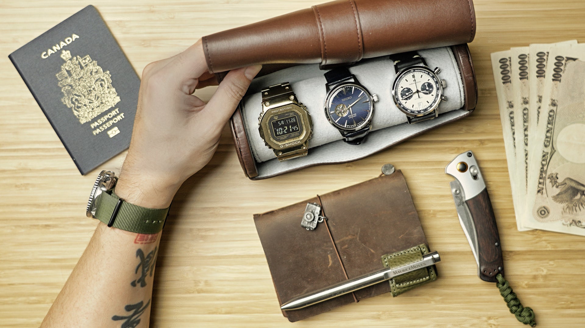 My four-watch travel set-up (2022) – MauriceMoves